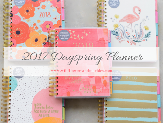 2017 Dayspring Planner Review | Wildflowers and Marbles