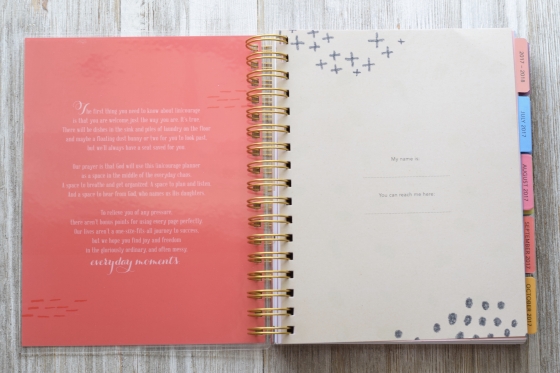 2017 Dayspring Planner Review | Wildflowers and Marbles