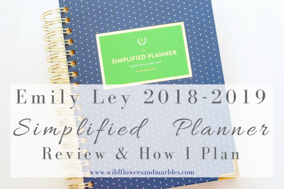 Simplified Planner 2018-2019 Planner – Review & How I Plan ...