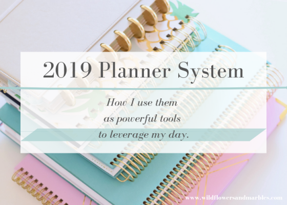 2019 Planner Lineup – Tools That Leverage My Day | Wildflowers and Marbles