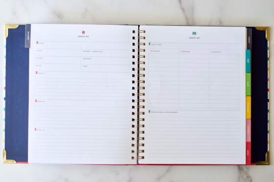 The Simplified Teacher Planner | A Review | Wildflowers and Marbles