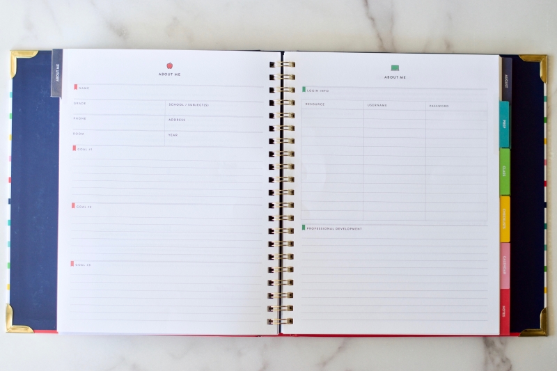 The Simplified Teacher Planner | A Review | Wildflowers and Marbles