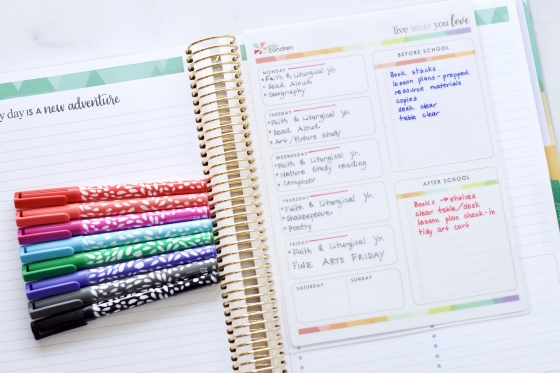 How I Plan For Homeschooling | Wildflowers and Marbles