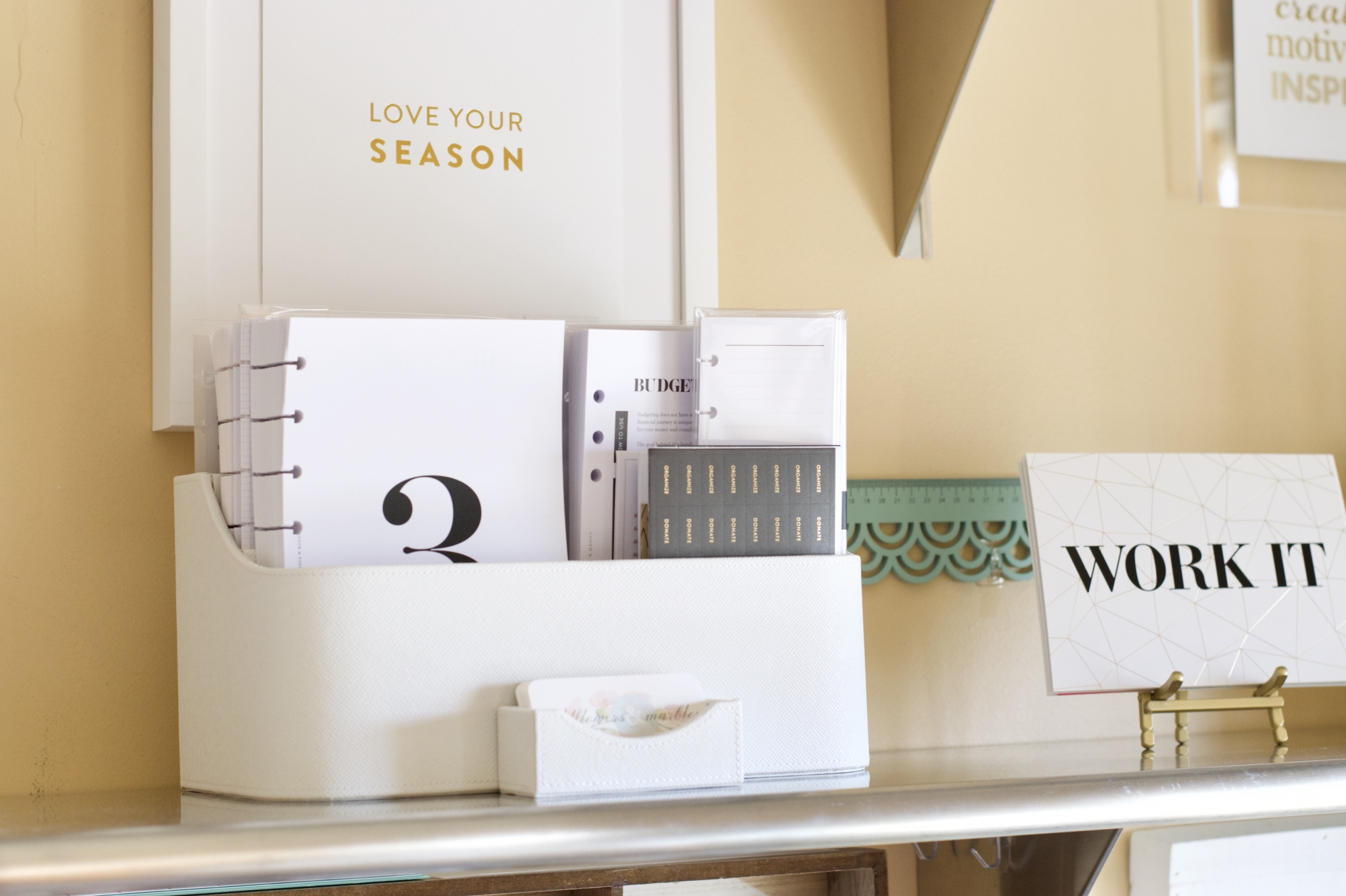 Getting Organized for 2020 – Office Edition | Wildflowers and Marbles