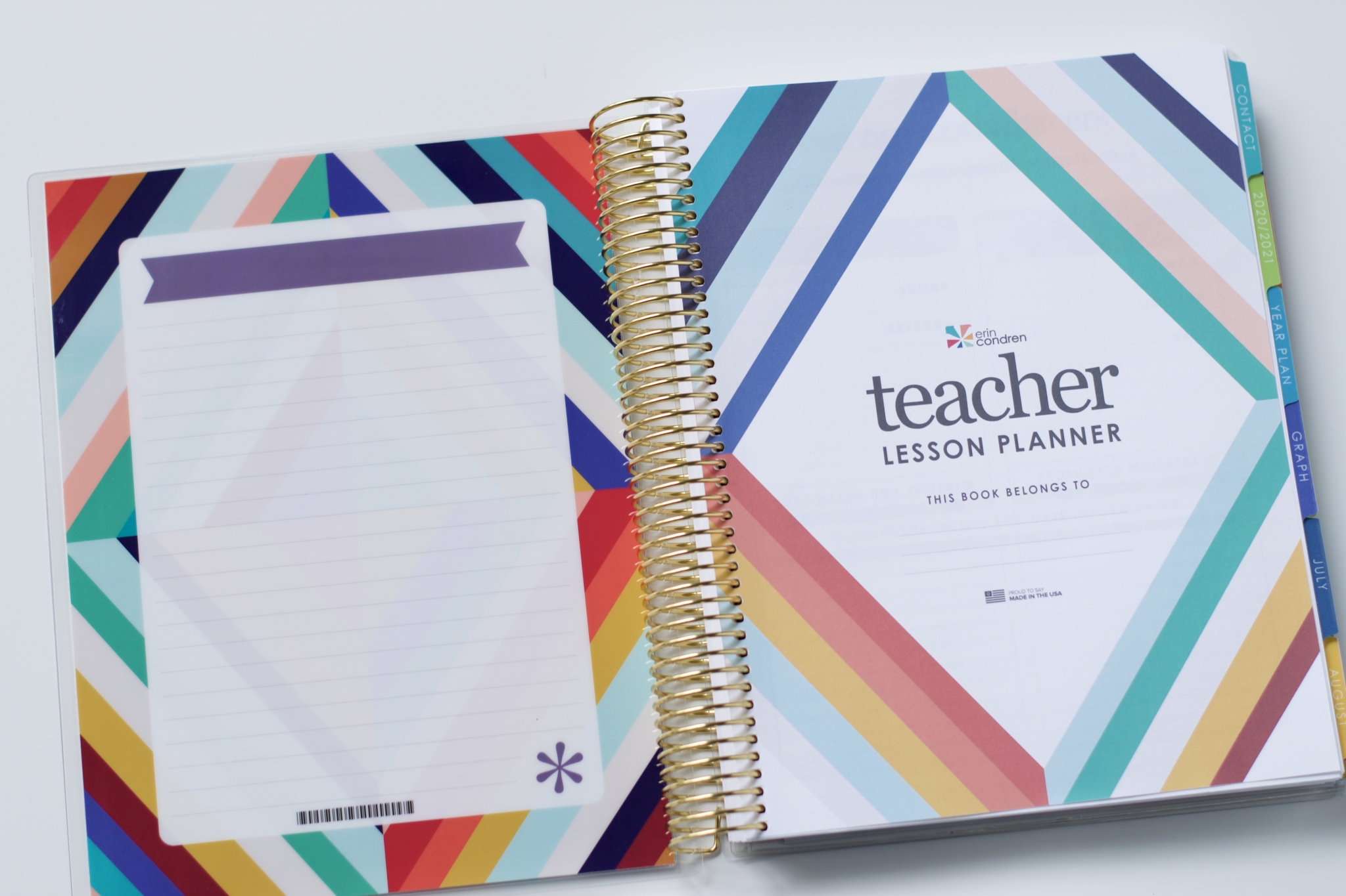 Erin Condren Teacher Planner – 2020|2021 Review | Wildflowers and Marbles