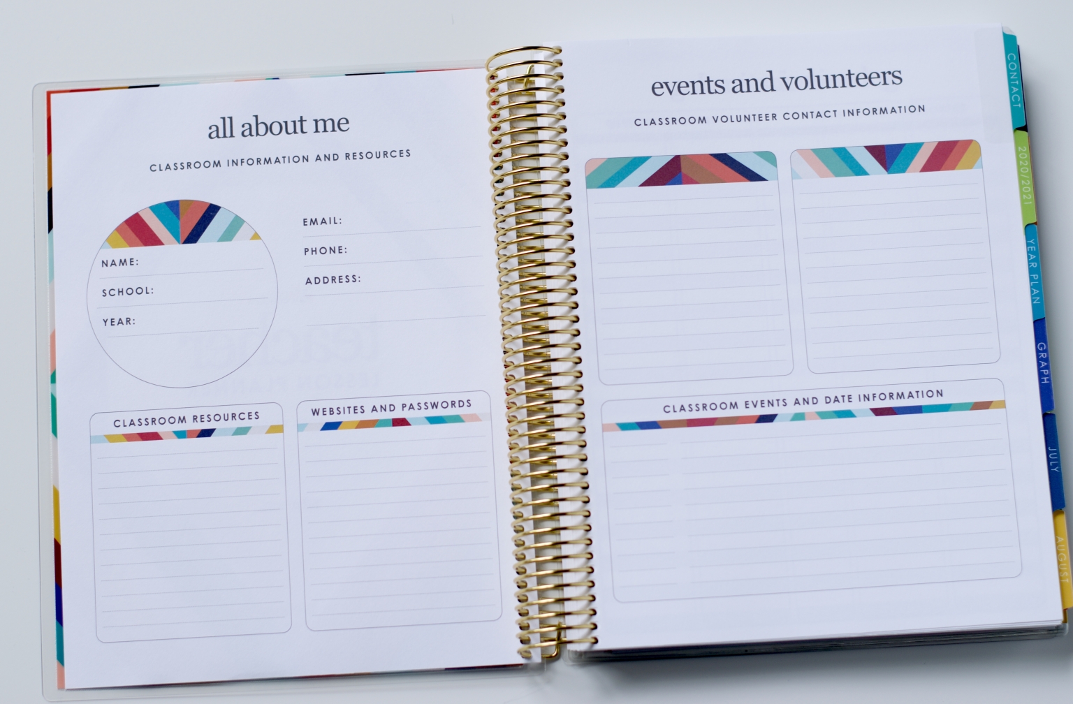 Erin Condren Teacher Planner – 2020|2021 Review | Wildflowers and Marbles