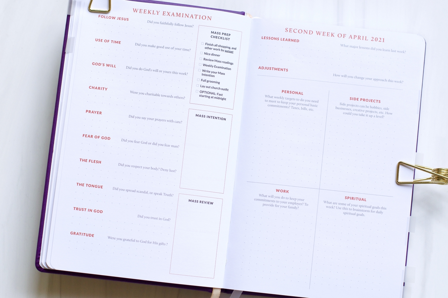 The Saintmaker Catholic Lifeplanner – a Review | Wildflowers and Marbles