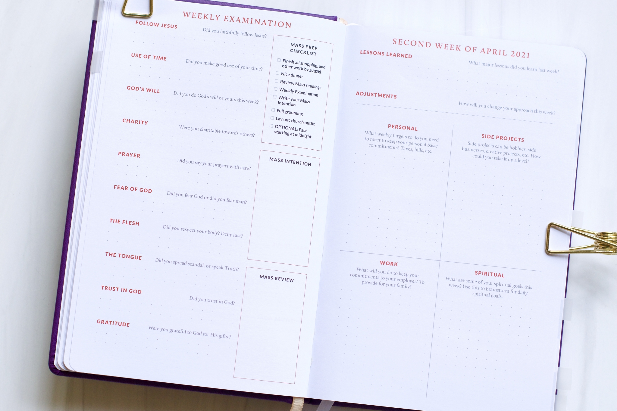 The Saintmaker Catholic Lifeplanner – a Review | Wildflowers and Marbles