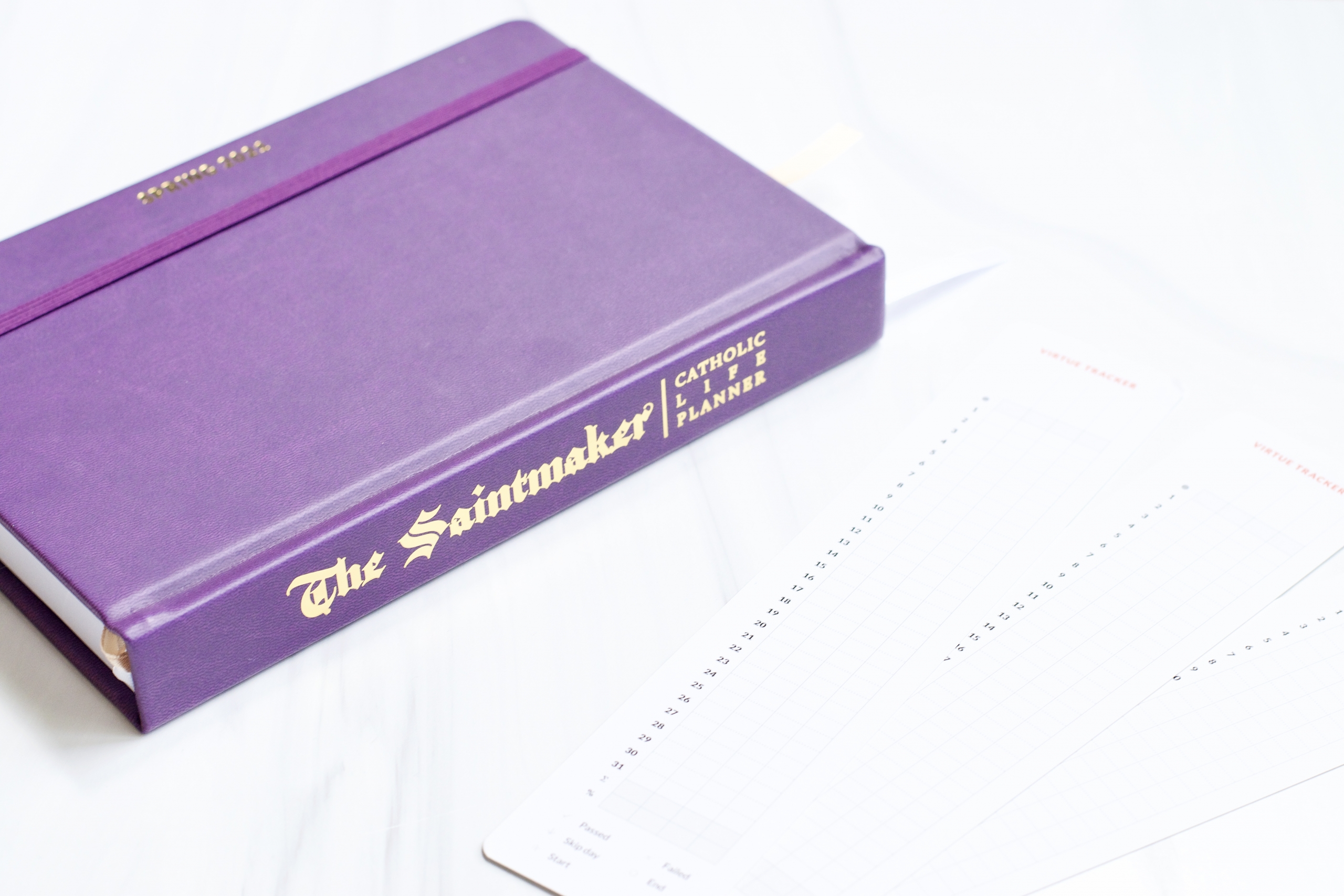 The Saintmaker Catholic Lifeplanner – a Review | Wildflowers and Marbles