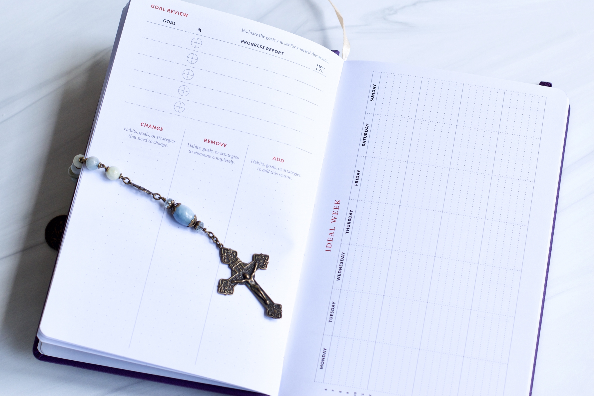 The Saintmaker Catholic Lifeplanner – a Review | Wildflowers and Marbles