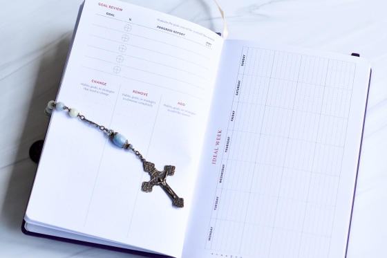 The Saintmaker Catholic Lifeplanner – a Review | Wildflowers and Marbles