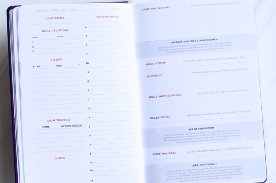The Saintmaker Catholic Lifeplanner – a Review | Wildflowers and Marbles